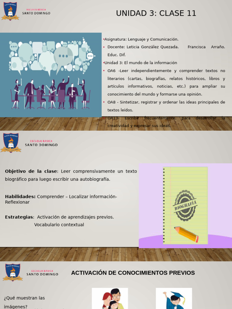 CLASE 11 - 6°lenguaje (Unidad 3) | PDF