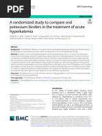 Kalimate Powder for Hyperkalemia | PDF | Drugs | Clinical Medicine