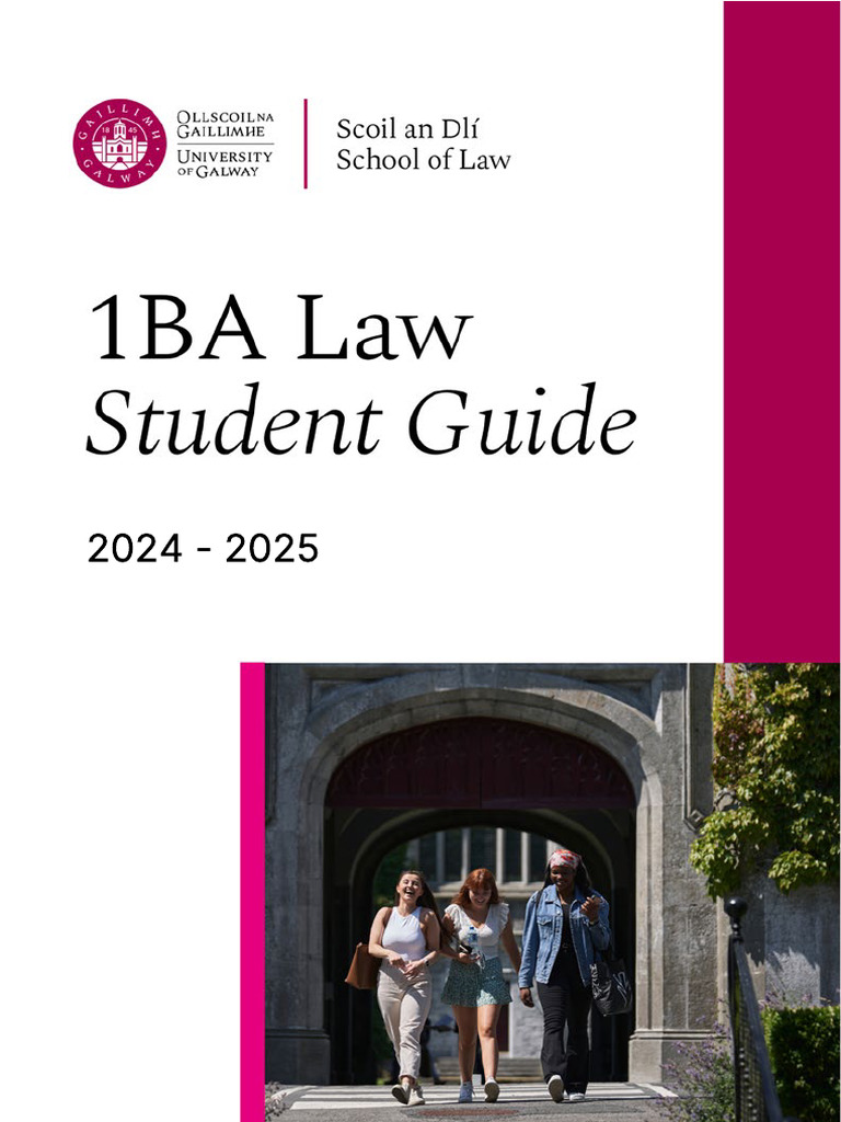 1BA Law Student Guide 2024-2025 | PDF | Bachelor Of Arts | Tort