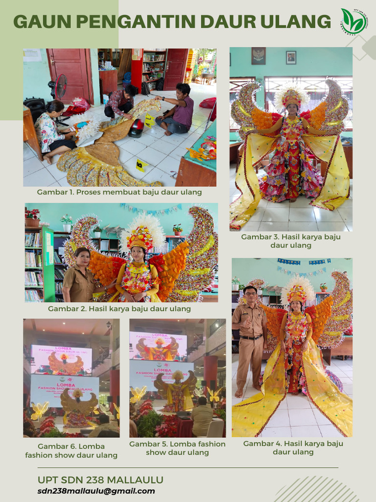 Gaun Pengantin Dari Bahan Daur Ulang | PDF