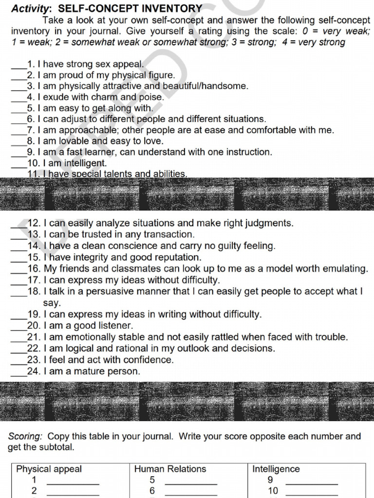 Self Concept | PDF | Career & Growth