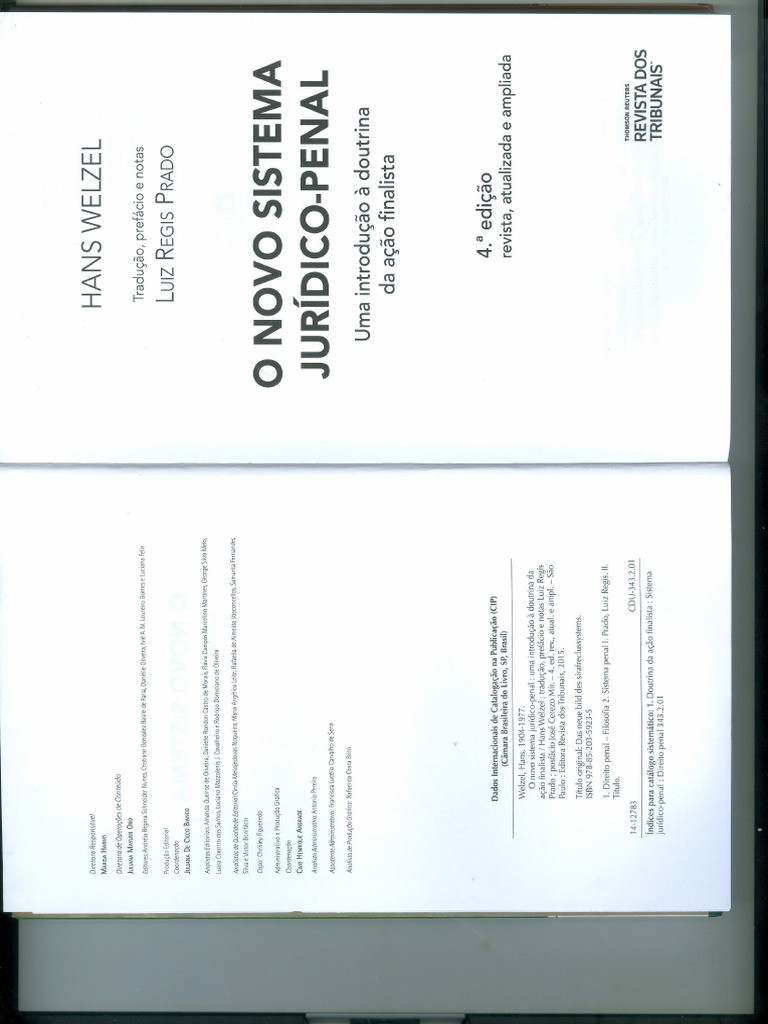 Hans Welzel - O Novo Sistema Jurídico-Penal0001 | PDF