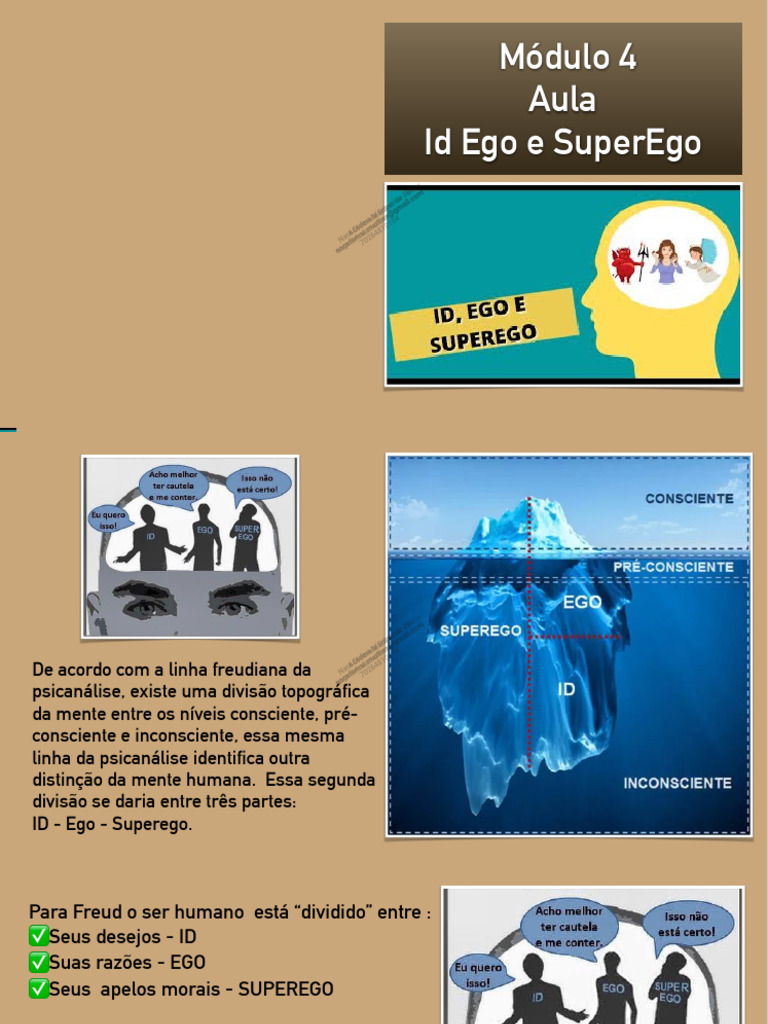 Modulo 4 Id Ego e Super Ego | PDF | Autoimagem | Sigmund Freud