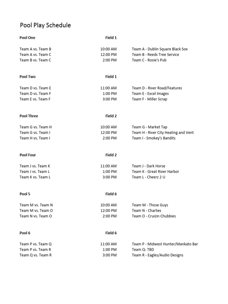 Tournament Round Robin and Brackets | PDF | Competition | Sports ...