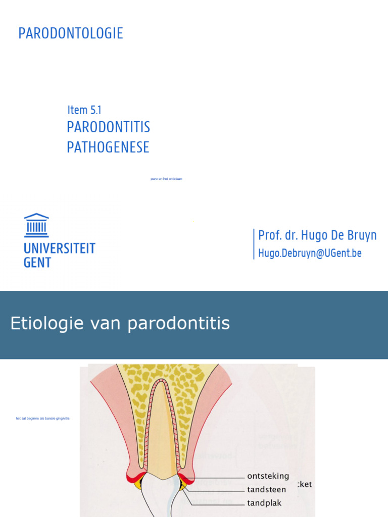 Hoofdstuk 5 Parodontitis | PDF