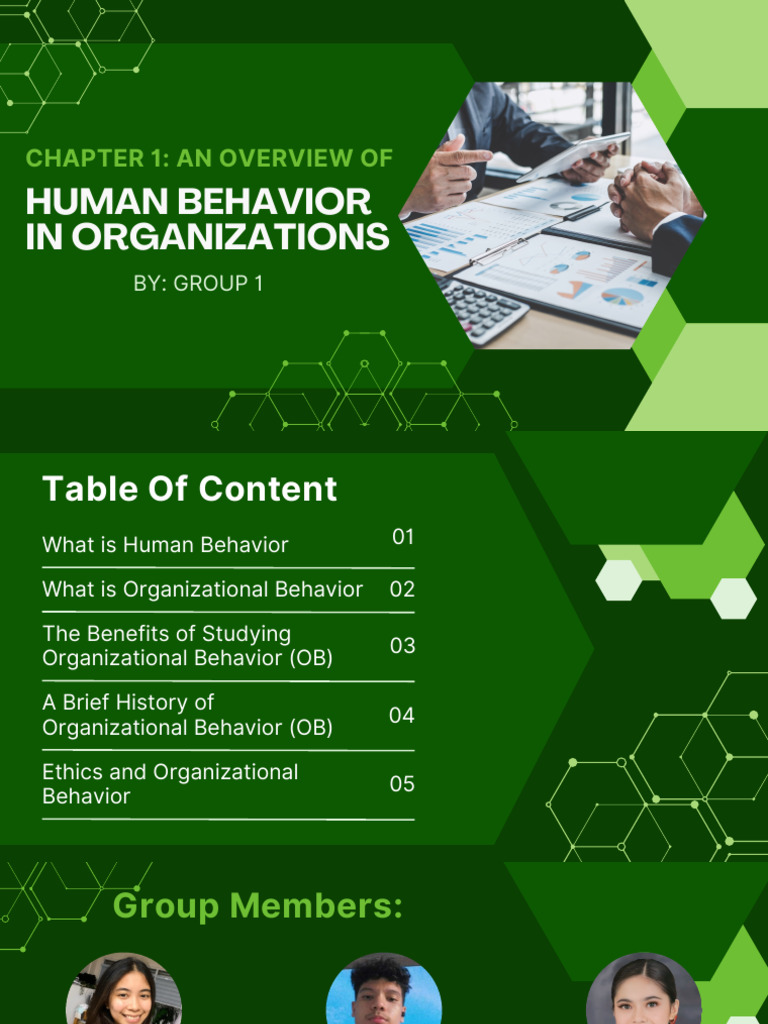 GROUP 1 HUMAN BEHAVIOR IN ORGANIZATIONS | PDF | Humanistic Psychology | Behaviorism