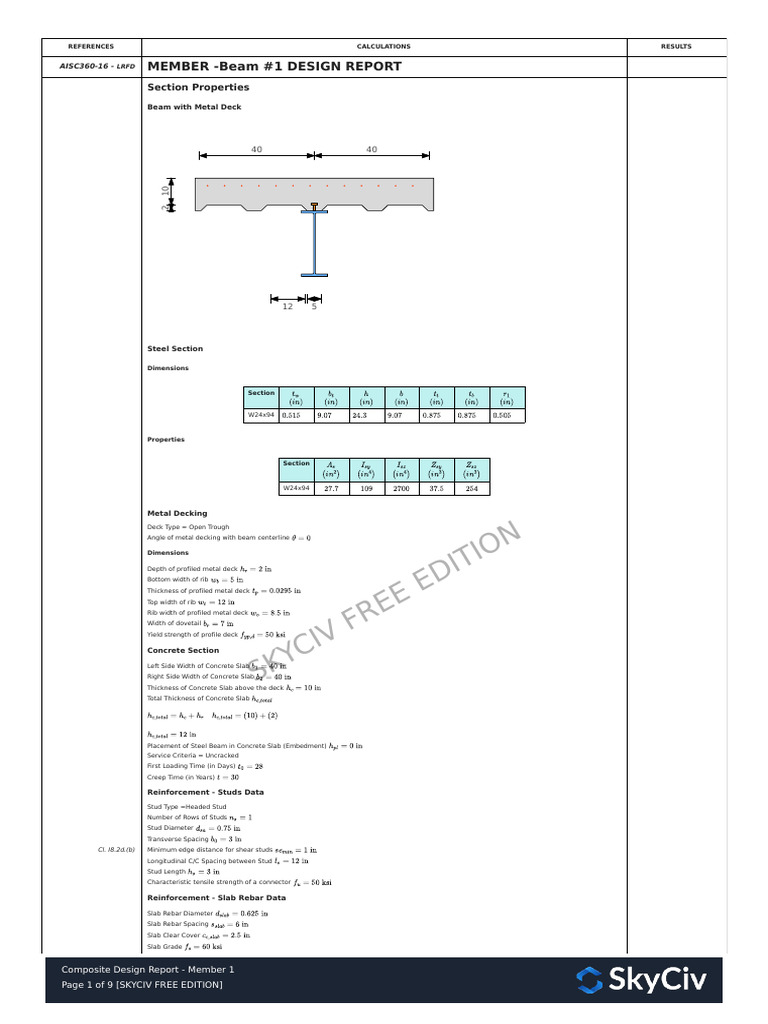 Member - Beam | PDF | Beam (Structure) | Concrete