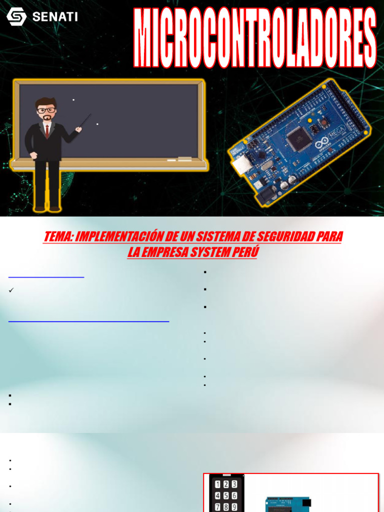Entregable 1 Microcontroladores | PDF | Arduino | Microcontrolador