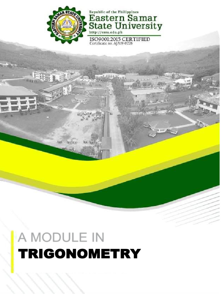 Trigonometry Module for Students | PDF | Angle | Set (Mathematics)
