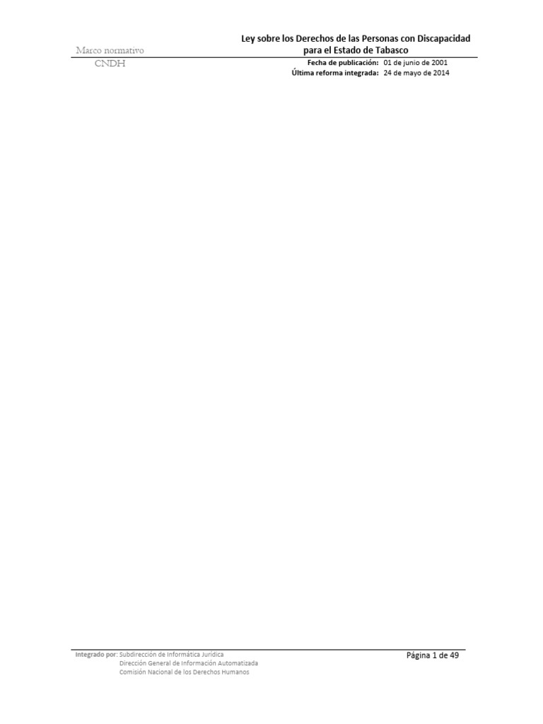 Ley DPD Tab | PDF | Invalidez | Accesibilidad