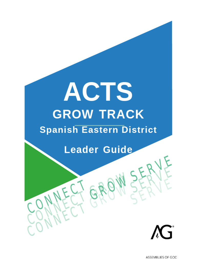 ACTS Grow Track Leader Guide | PDF | Baptism | Jesus
