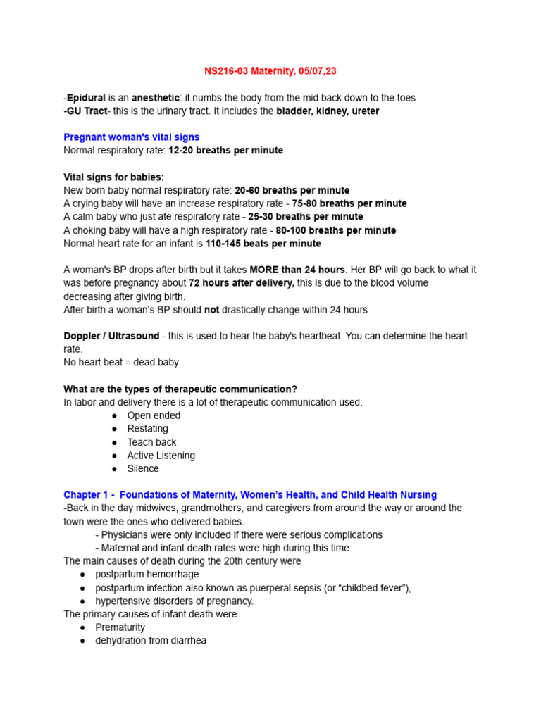 Maternity Notes (2) - 240924 - 125522 | PDF | Vagina | Puberty