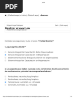 Sicad Examen 2026 01 | PDF | Farmacia | Medicina
