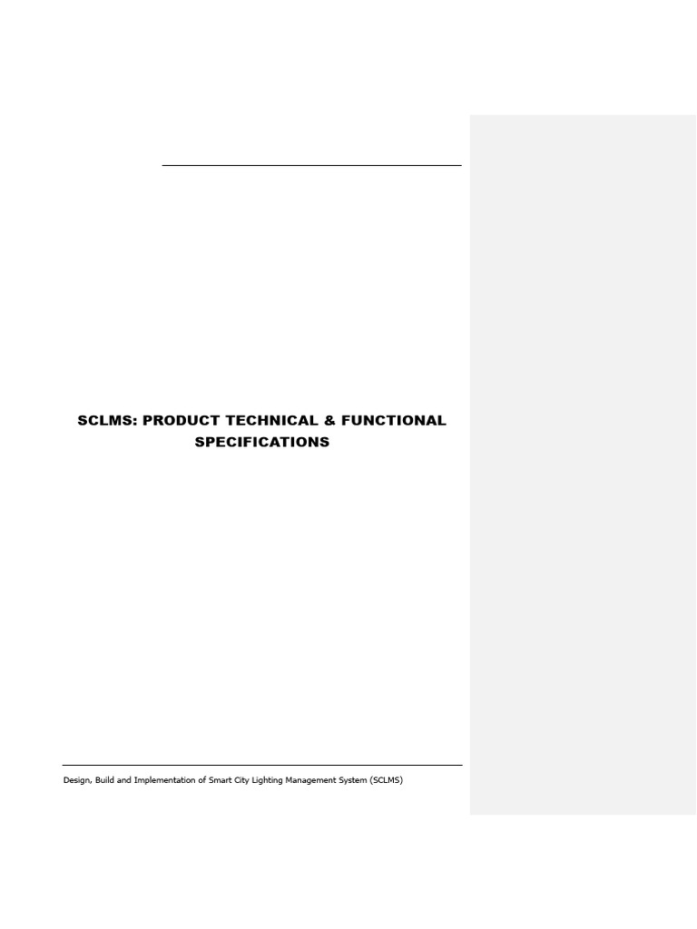 Product Technical-Functional Specification | PDF | Computer Network ...