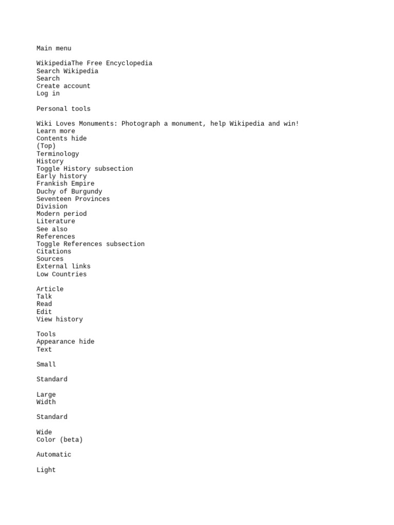 Overview of the Low Countries in Europe | PDF