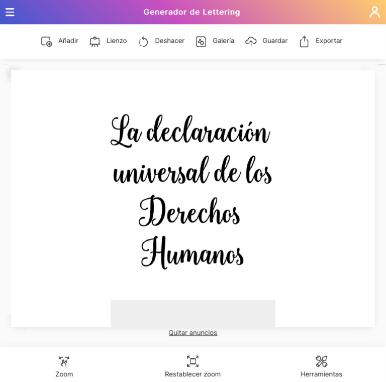 Generador de Lettering y Caligrafía 2 | PDF