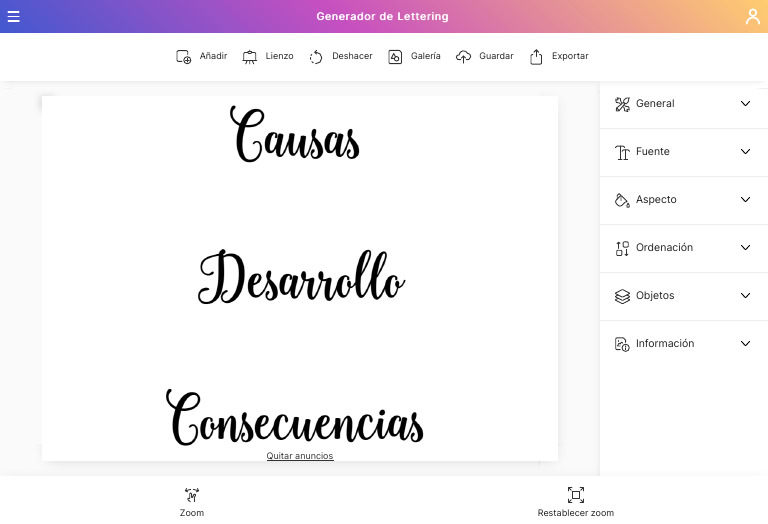 Generador de Lettering y Caligrafía | PDF