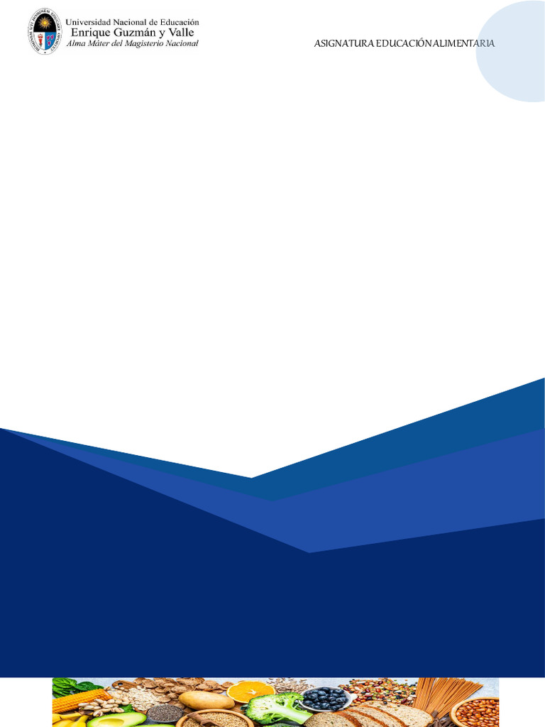Guía de Práctica - Clase 1 - Edu. Ali. | PDF | Alimentos | Dieta (Nutrición)