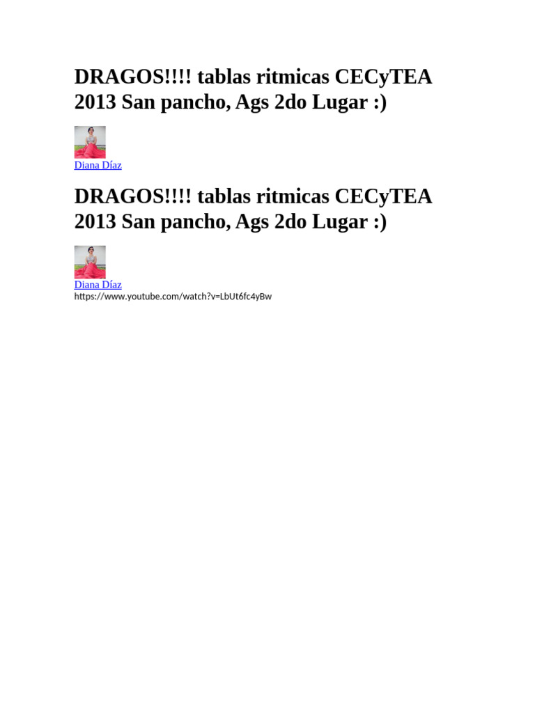 Tablas Ritmicas | PDF | Arte