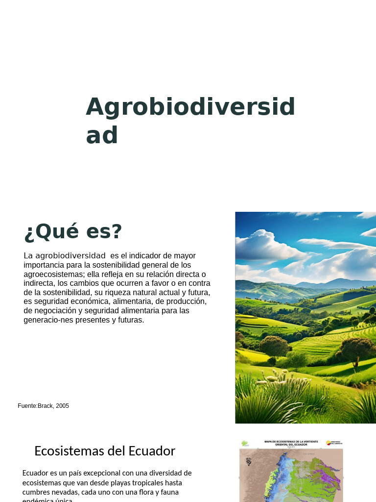 La Agrobiodiversidad | PDF | Agricultura | Biodiversidad