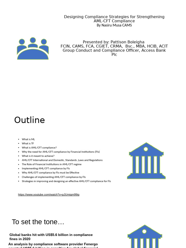 Designing Compliance Strategies For Strengthening AML-CFT Compliance Final | PDF | Regulatory ...
