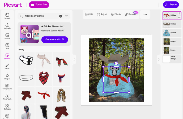 All in One Web Editor Picsart | PDF
