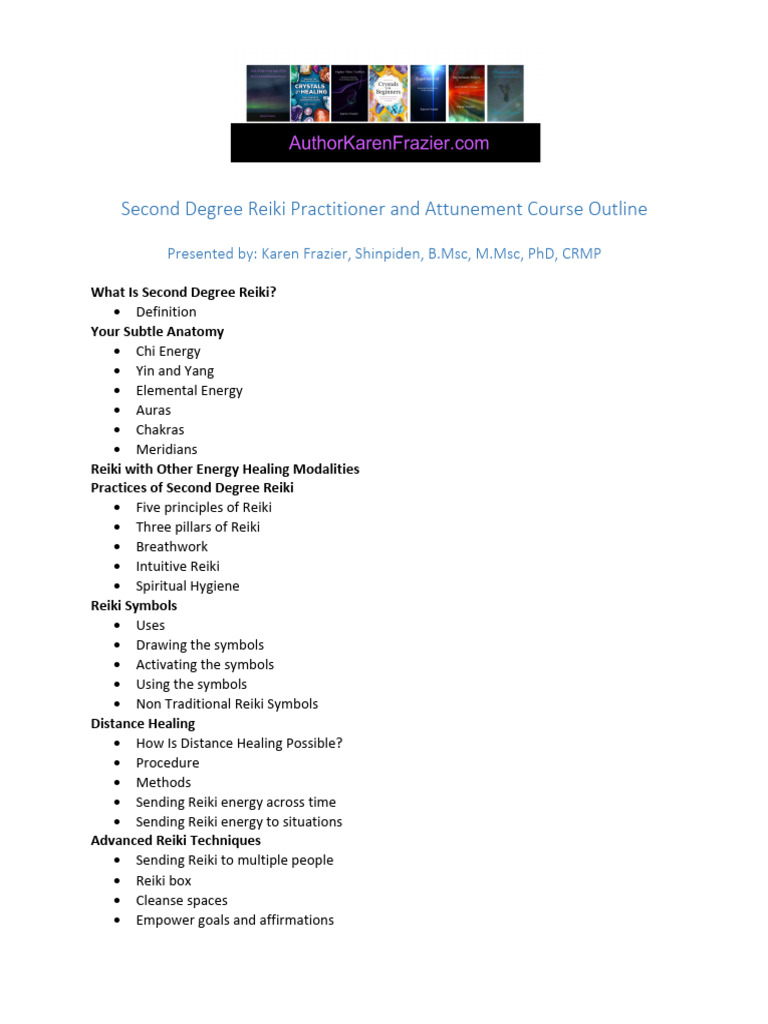 Second Degree Reiki Outline Rev02 | PDF