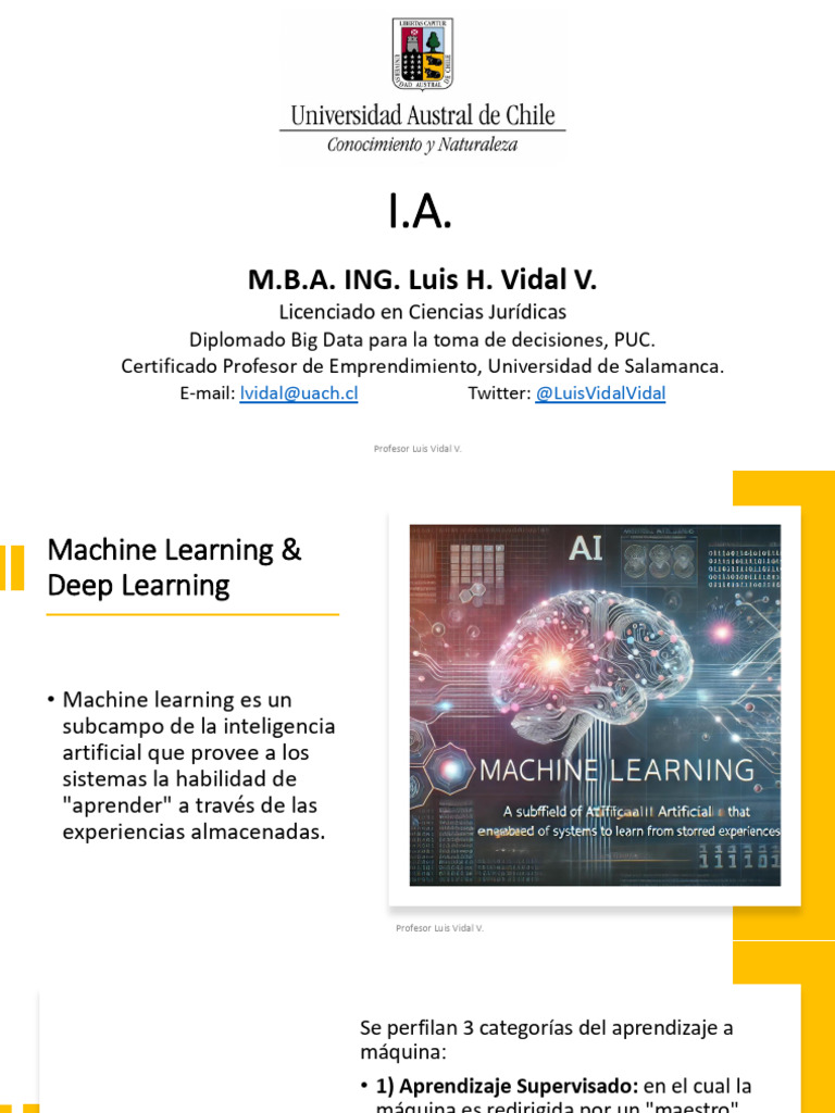 ML y Deep Learning | PDF | Aprendizaje automático | Aprendizaje profundo