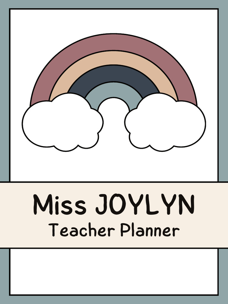 Teacher Planner | PDF