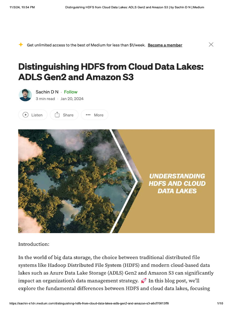 Cloud Data Lakes | PDF