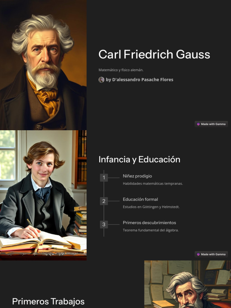 Carl Friedrich Gauss | PDF | Métodos y materiales de enseñanza ...