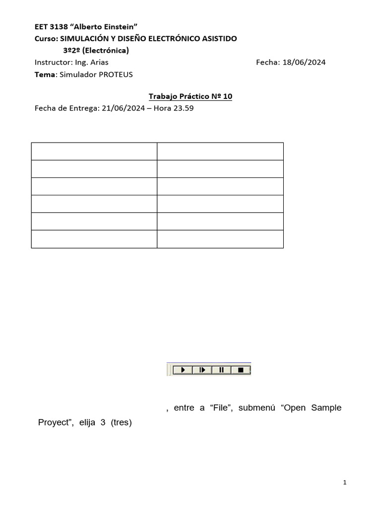 TP10 - Simulador PROTEUS | PDF | Informática