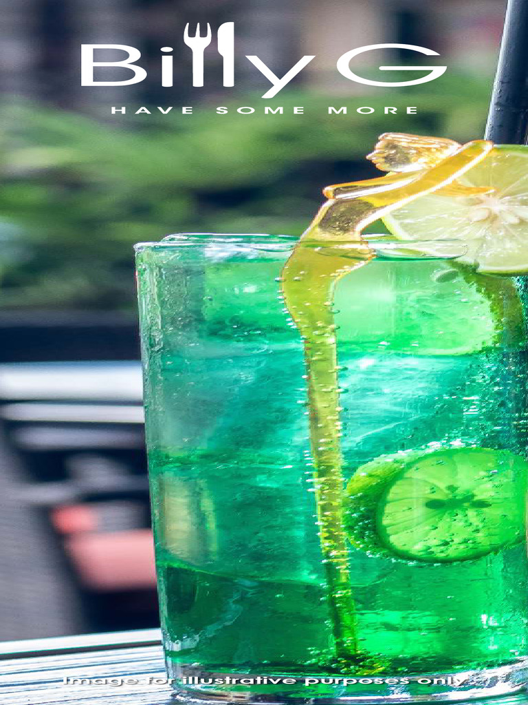 Billy-G-Drinks-Menu | PDF | Soft Drink | Drink