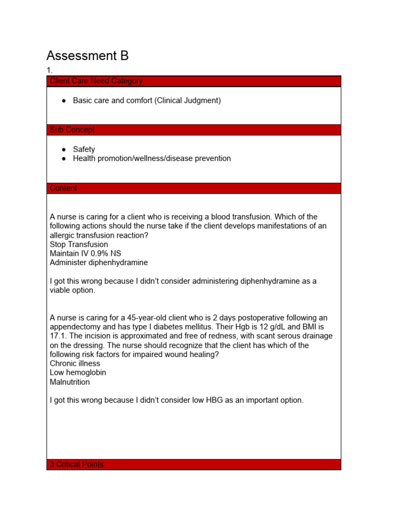 review of ATI assessments | PDF | Infection | Body Mass Index