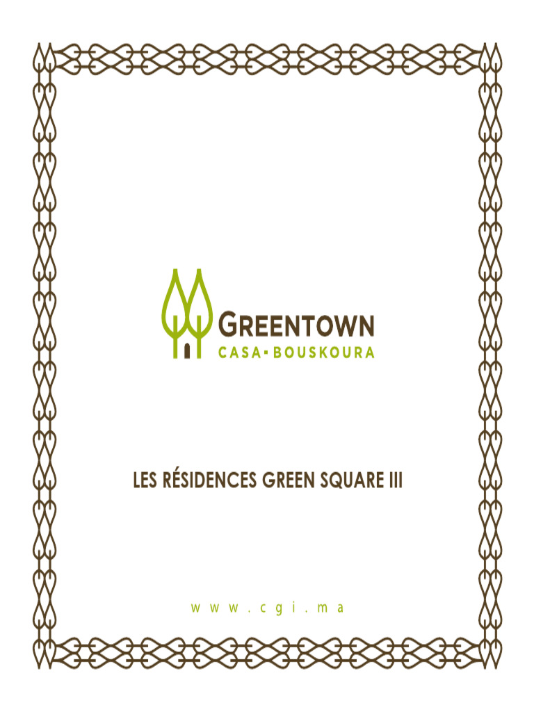 Résidences Green Square III à Bouskoura | PDF