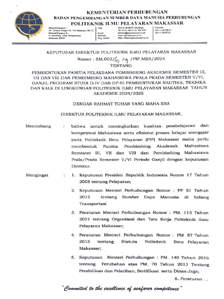 SK. PA TA. GANJIL 2024-2025 SMSTER (III, V-VI, VII & VIII) - Halaman | PDF