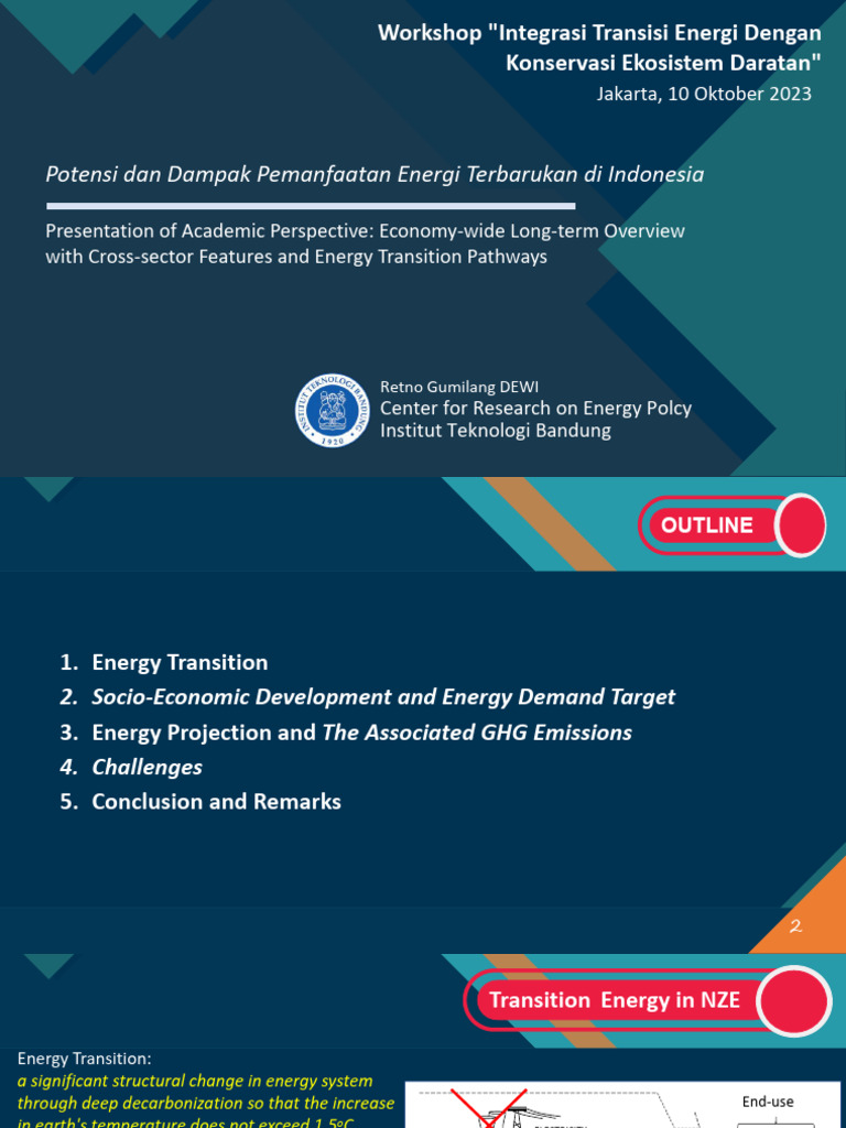 Potensi Energi Terbarukan di Indonesia | PDF | Climate Change ...