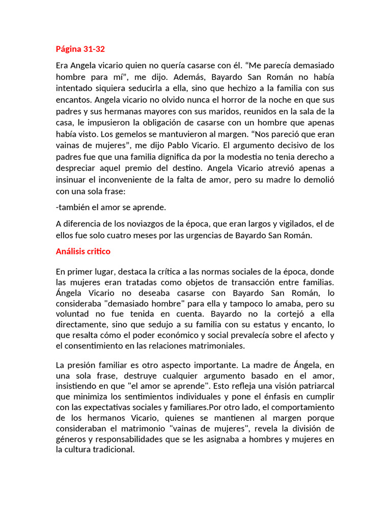 Fragmento de Texto Examen T1 - Andrea | PDF | Novela negra, policíaca y ...