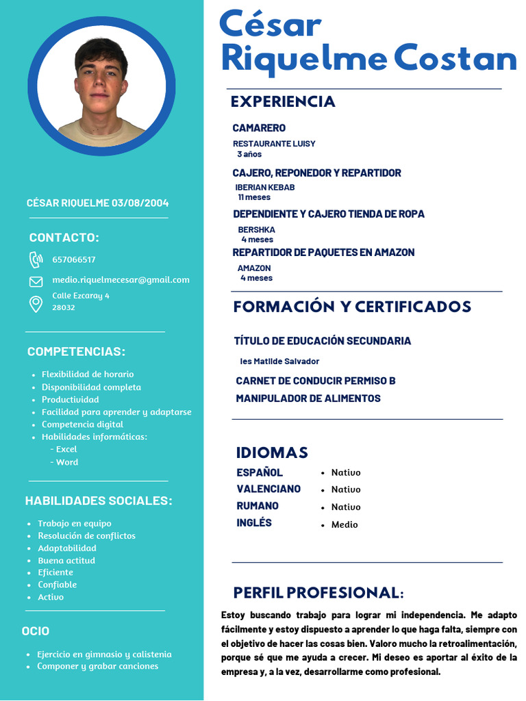 CV César 2024 | PDF