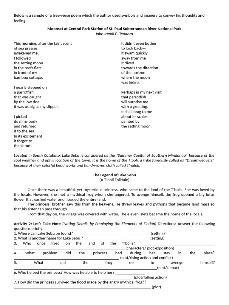 MODULE 2 READING SELECTION | PDF
