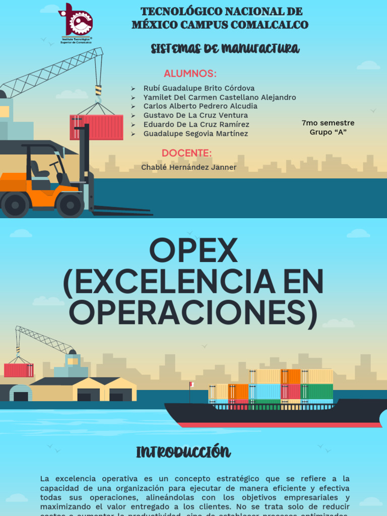 OPEX | PDF | Calidad (comercial) | Lean Manufacturing