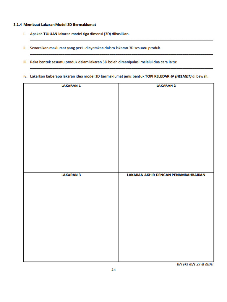Ujian Akhir Tahun RBT Tingkatan 2 Set2 | PDF