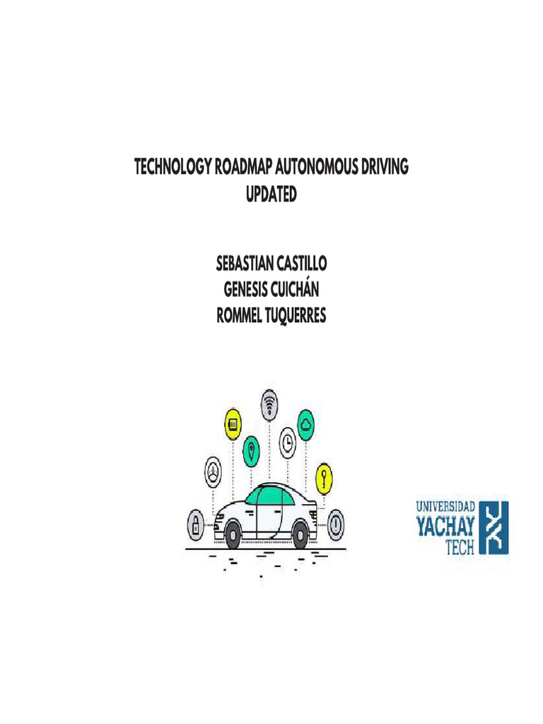 Technology Roadmap Autonomous Driving Updated | PDF