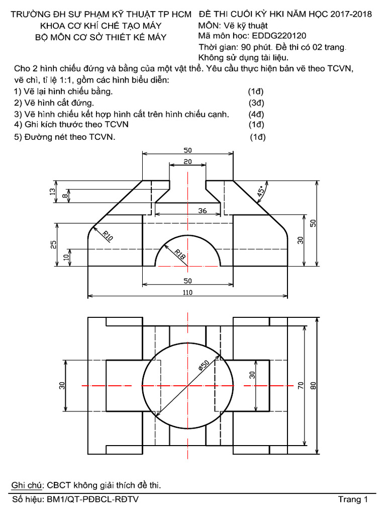 Đề thi VKT.CB các học kỳ(SV in ra giấy) | PDF