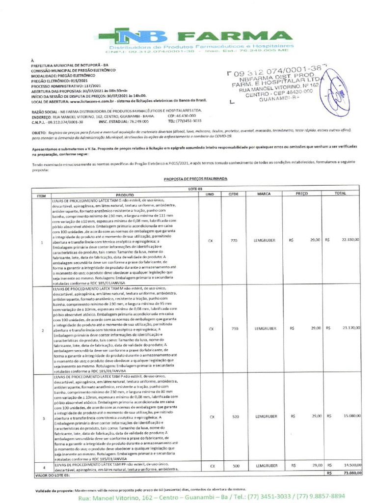 Proposta Pag 1 - Compressed | PDF