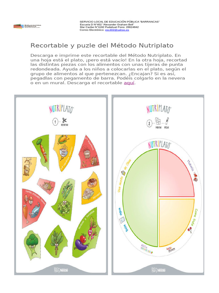 El nutriplato | PDF | Alimentos