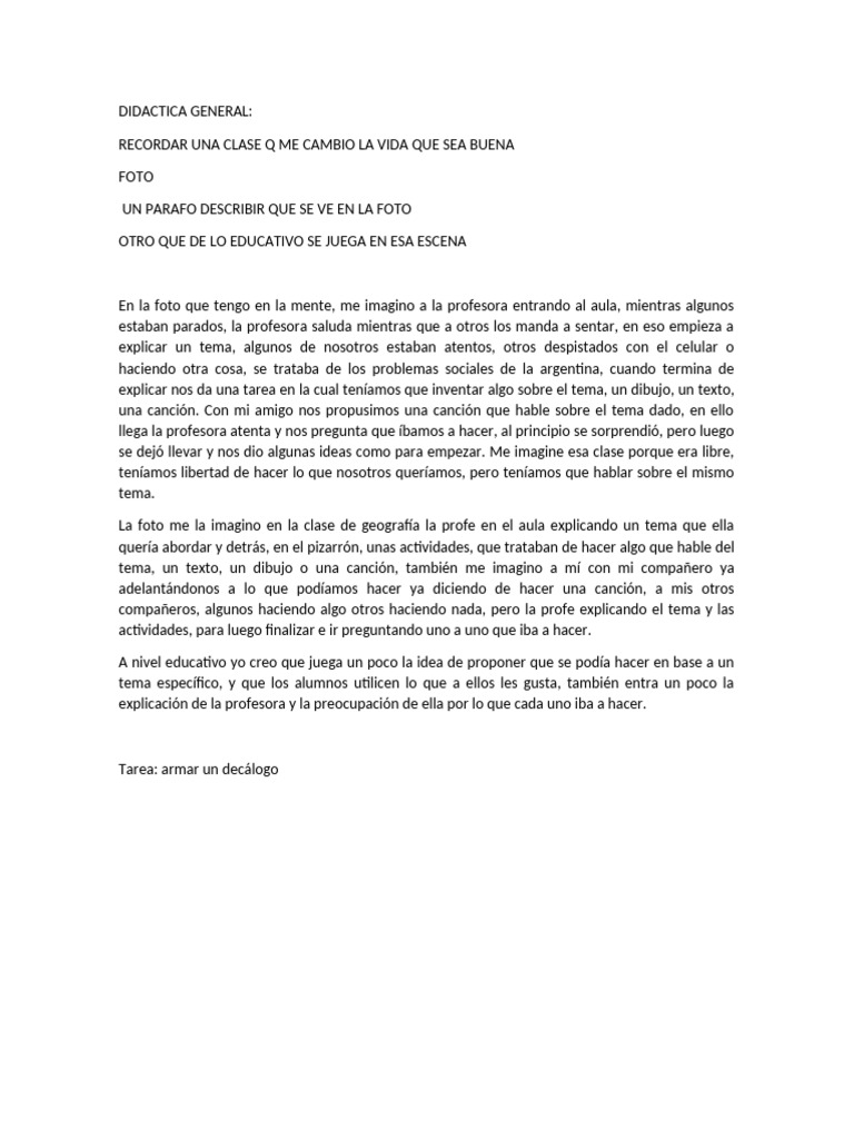 Didactica General | PDF