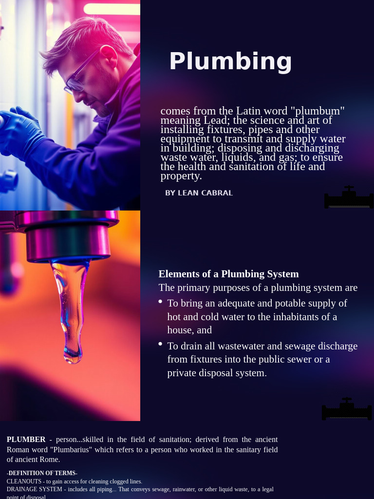 Introduction to Plumbing Systems | PDF | Plumbing | Pipe (Fluid Conveyance)