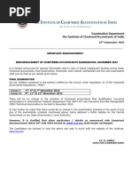 ACCA EXAM 2025 Time Schedule | PDF