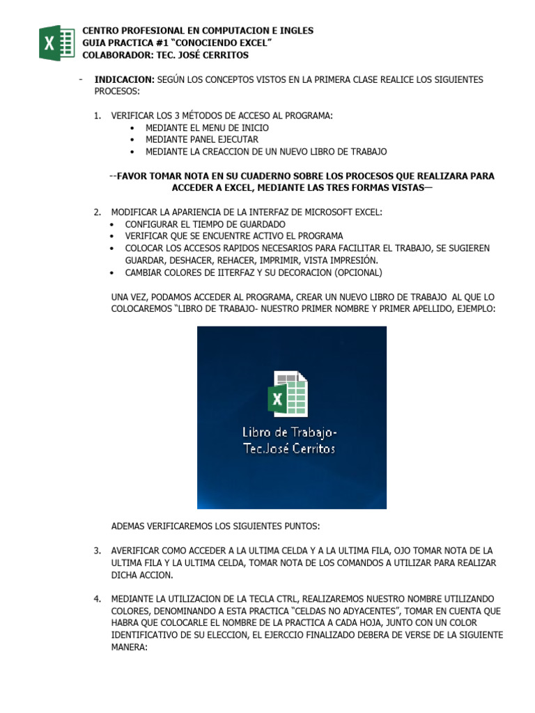 Guía Práctica de Excel para Principiantes | PDF | Crecimiento personal ...